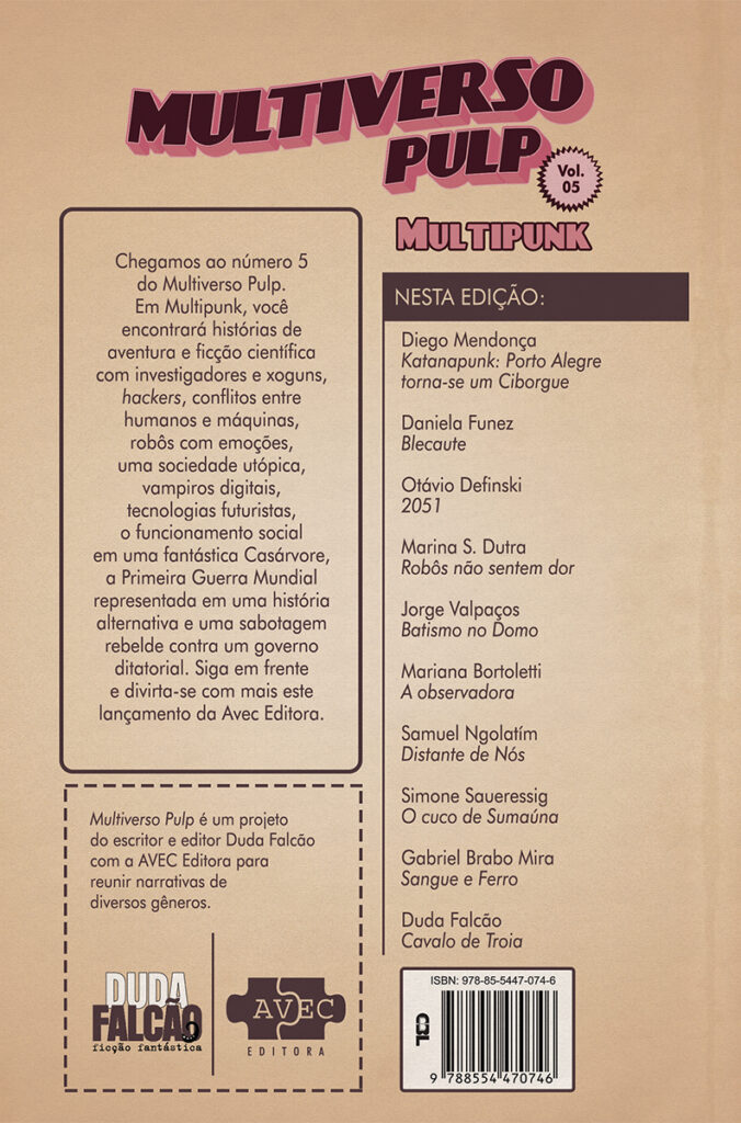 Multiverso Pulp: Multipunk – Avec Editora